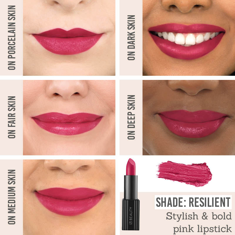 IZI Beauty Empowered Lipstick in ‘Resilient’ | Stylish Pink Lips ...