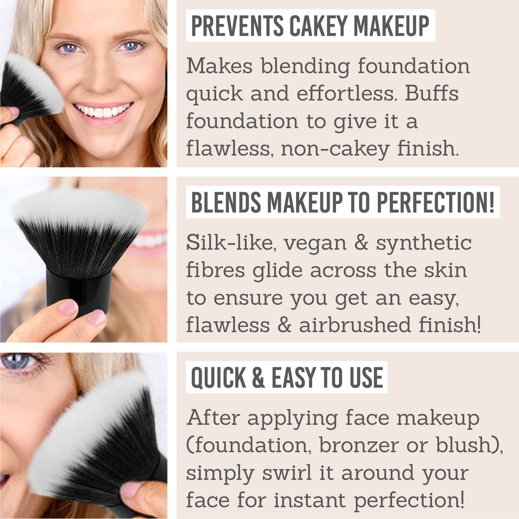 Kabuki Beauty Brush | To Prevent Cakey Makeup – Beauty and the Boutique