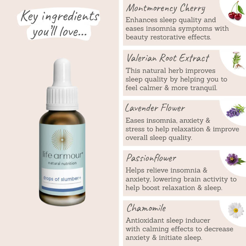 life armour® Drops of Slumber+ | Restful Sleep Tincture – Beauty and ...