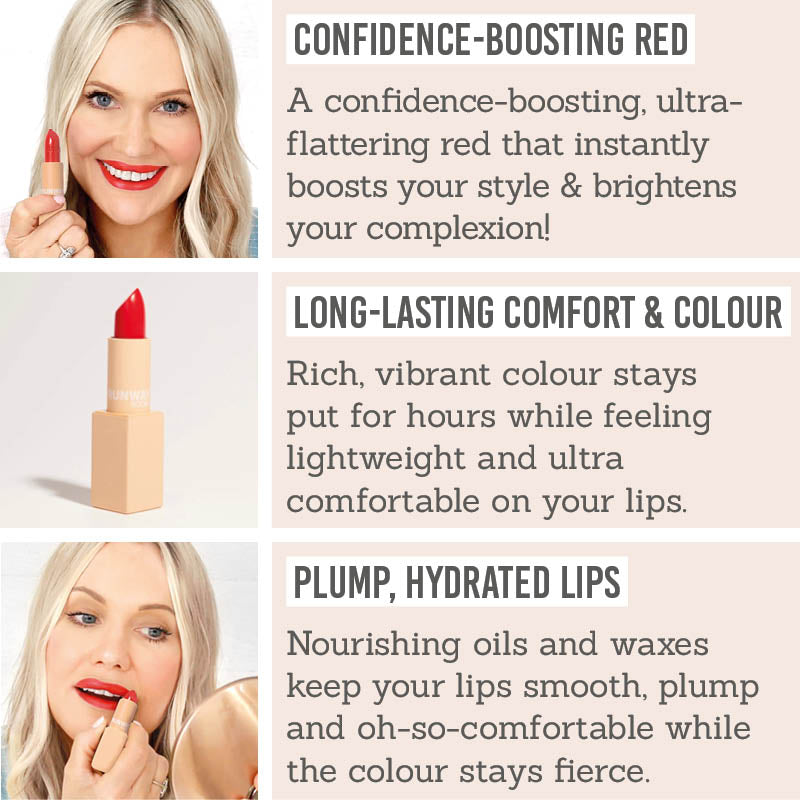 Runway Room Lipstick in 'Supermodel' | Confidence-Boosting Red – Beauty ...