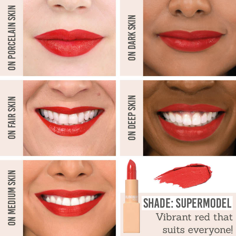 Runway Room Lipstick in 'Supermodel' | Confidence-Boosting Red – Beauty ...