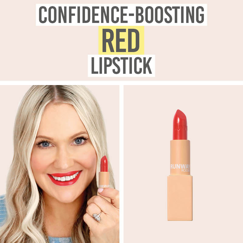 Runway Room Lipstick in 'Supermodel' | Confidence-Boosting Red – Beauty ...