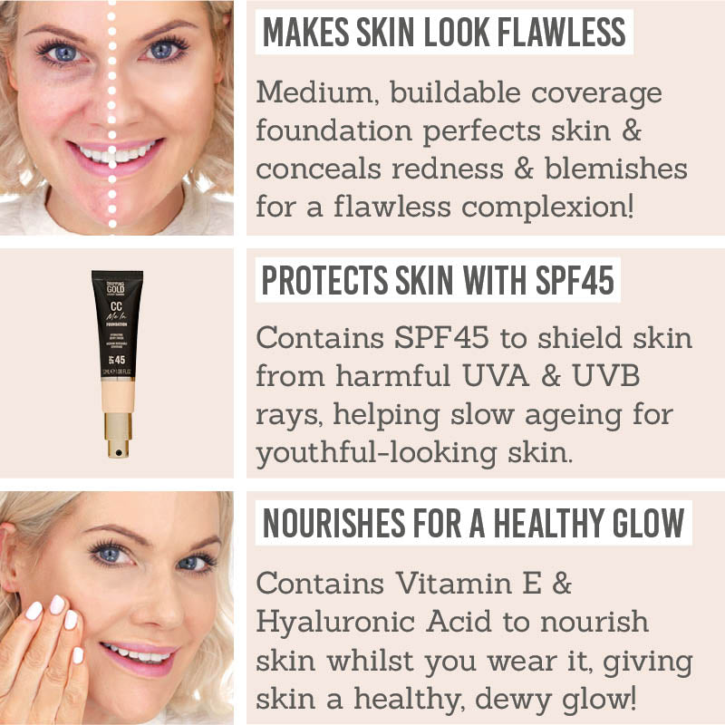 SOSU Cosmetics CC Me In Foundation SPF45 | Flawless Skin Filter ...