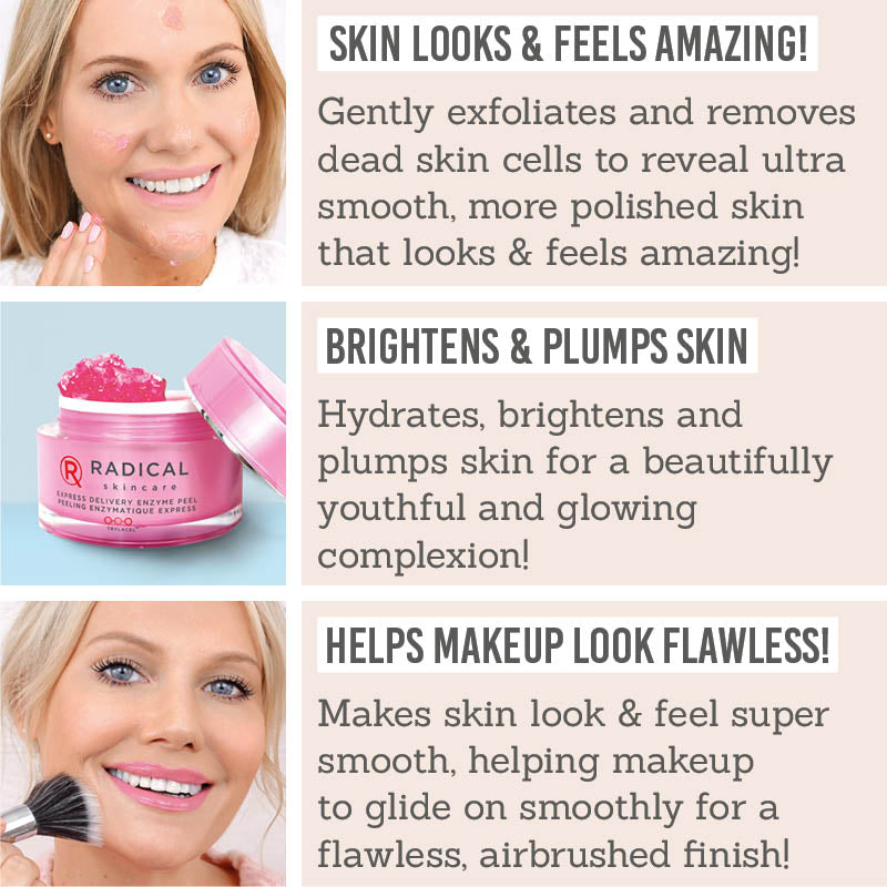 Radical Skincare Enzyme Peel | To Polish & Brighten Skin – Beauty and ...